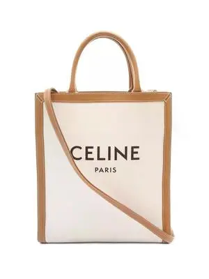 Celine 2000s Small Vertical Hippopotamus Tote Bag - Neutrals