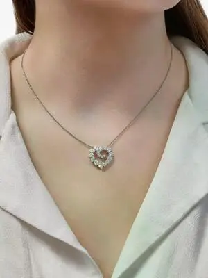 Harry Winston Platinum Garland Diamond Necklace