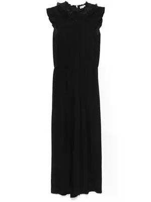 Valentino Garavani 2010s Bead-detail Jumpsuit - Black