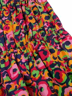 Marni 2010s Pattern Cotton Midi Skirt