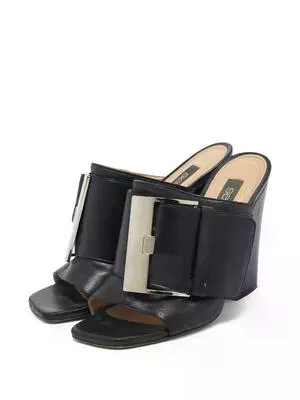 SERGIO ROSSI Vintage 110mm Buckled Sandals