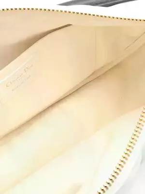 Dior 2010s Medium Vibe Cannage Shoulder Bag - White