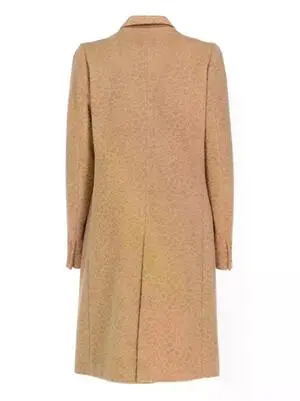 Helmut Lang 1990s Leopard-print Alpaca-wool Blend Coat