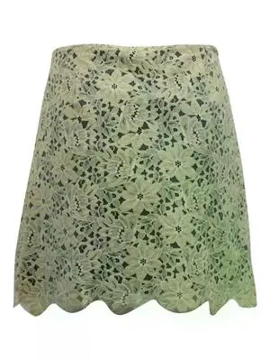 Sandro Floral-lace Mini Skirt
