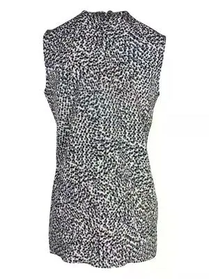 Celine Polka-dot Sleeveless Top