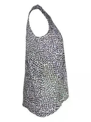 Celine Polka-dot Sleeveless Top