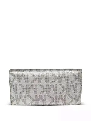 Michael Kors Logo-printed Metallic Wallet
