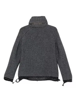 Versace 2000s Wool Knit Jacket