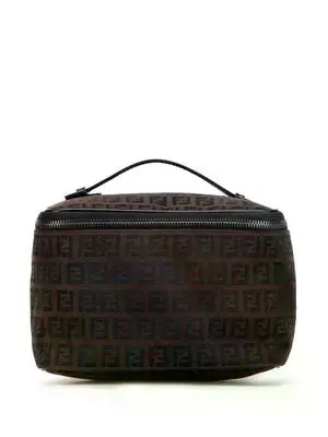 Fendi Zucca Canvas Vanity Bag