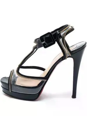 CHRISTIAN LOUBOUTIN 125mm Zip-detailed Sandals