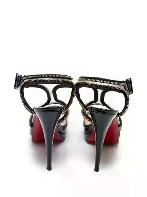 CHRISTIAN LOUBOUTIN 125mm Zip-detailed Sandals