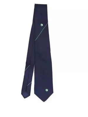 Vintage Silk Neck Tie - Blue
