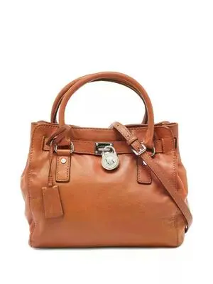 Michael Kors Leather Tote Bag - Brown