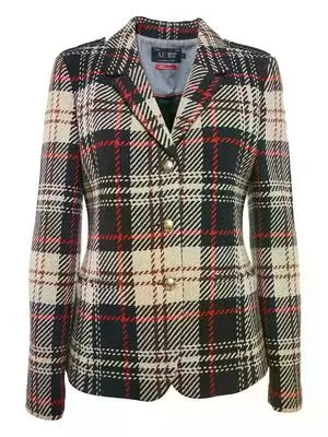ARMANI Plaid Tweed Jacket