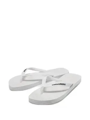Dsquared2 Rubber Flip-flops - White