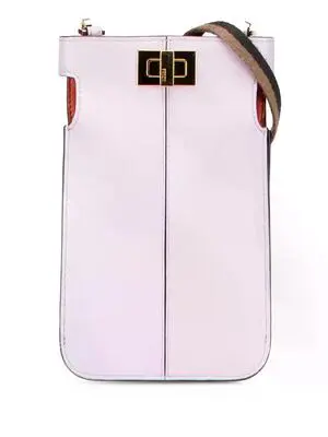Fendi 2000-2010 Peek-a-phone Pouch Crossbody Bag - Pink