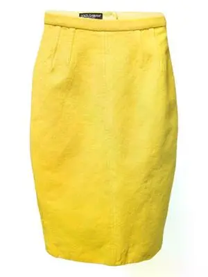 Dolce & Gabbana Pencil Skirt - Yellow