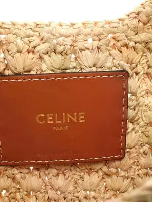 Celine Panier Raffia Handbag