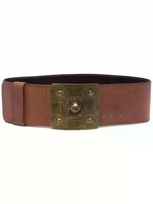 GIANFRANCO FERRE Gianfranco Ferré 2006 Studded Buckle Leather Belt