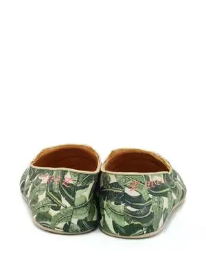 CHARLOTTE OLYMPIA Embroidered Botanical Loafers