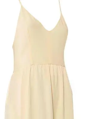 Chloé Lace-trim Silk Midi Dress