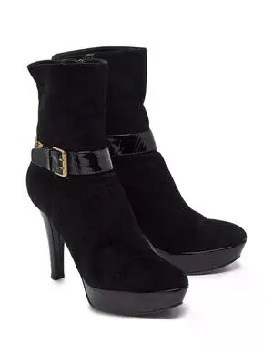 Casadei 110mm Leather Ankle Boots