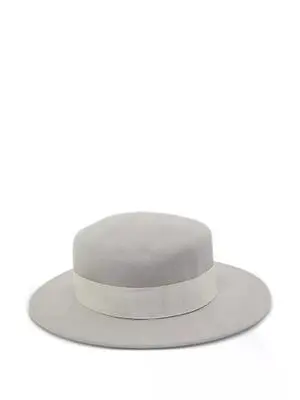 MAISON MICHEL Flat-top Brim Hat