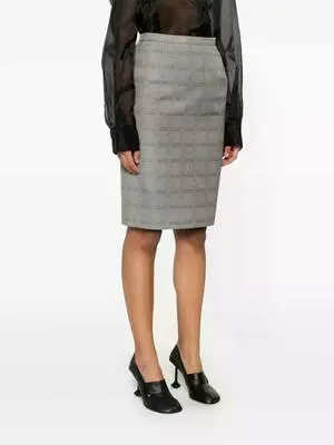 Dior 2010s Mix-print Skirt