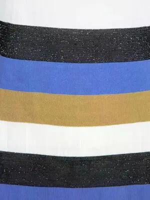 Missoni Striped Cotton-blend T-shirt - Blue