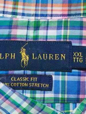 Polo Ralph Lauren Checked Cotton Shirt - Blue