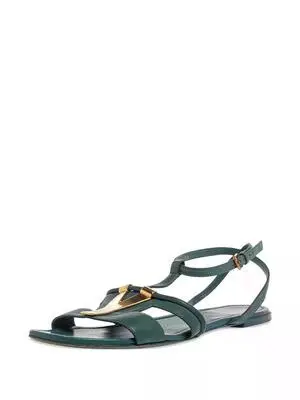 Saint Laurent Leather Ycon Sandals