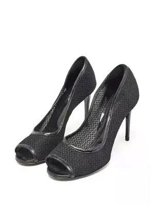 Dolce & Gabbana 95mm Mesh Peep-toe Pumps