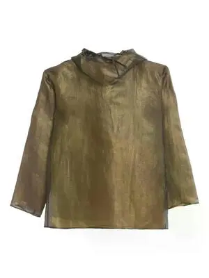 Issey Miyake 2000s Silk Blouse