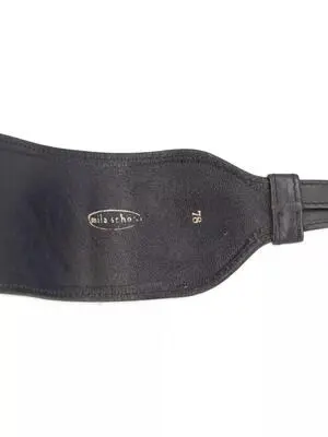 MILA SCHON Horn Leather Belt