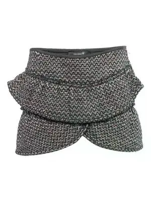 ISABEL MARANT VINTAGE Vintage Zigzag-pattern Mini Skirt