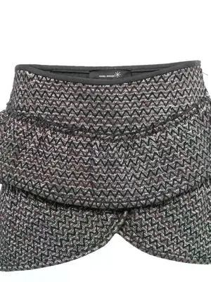 ISABEL MARANT VINTAGE Vintage Zigzag-pattern Mini Skirt