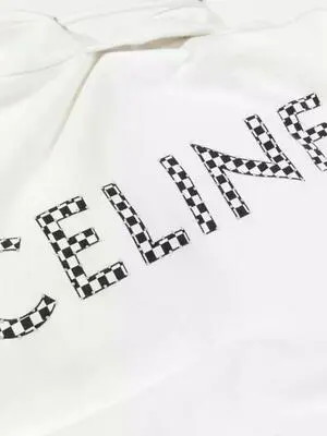 Celine Logo-detail Studded Hoodie