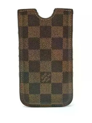 LOUIS VUITTON Damier Ebène Phone Case - Brown