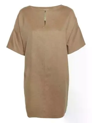 Max Mara Camel Hair Mini Dress