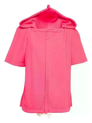 Comme Des Garçons Short-sleeved Hooded Jacket