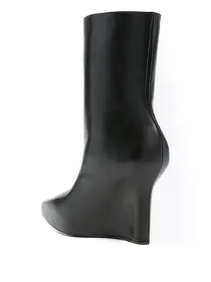 Givenchy 120mm 4g Lock-detail Wedge Boots