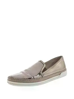 TOD'S Patent Leather Slip-on Sneakers