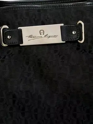 AIGNER Leather-belt Tote Bag