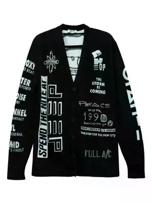 Kenzo Slogan-print Cardigan