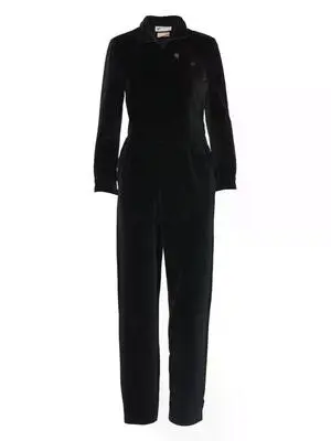 COURREGES Velvet Jumpsuit - Black