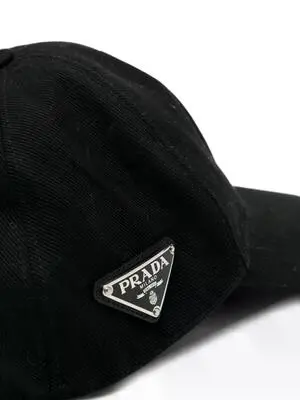 Prada Logo-plaque Cap