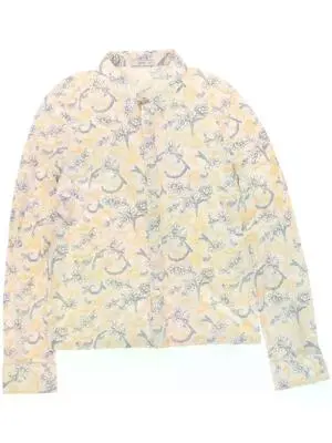 Prada 2000s Floral-print Shirt