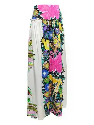 Roberto Cavalli Vintage Silk Maxi Skirt