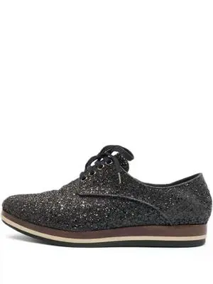 Miu Miu Glitter Flats For Women