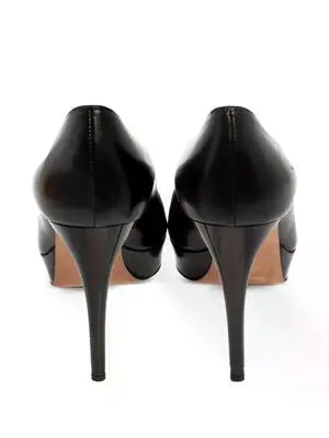 Alexander McQueen 115mm Leather Heeled Pumps